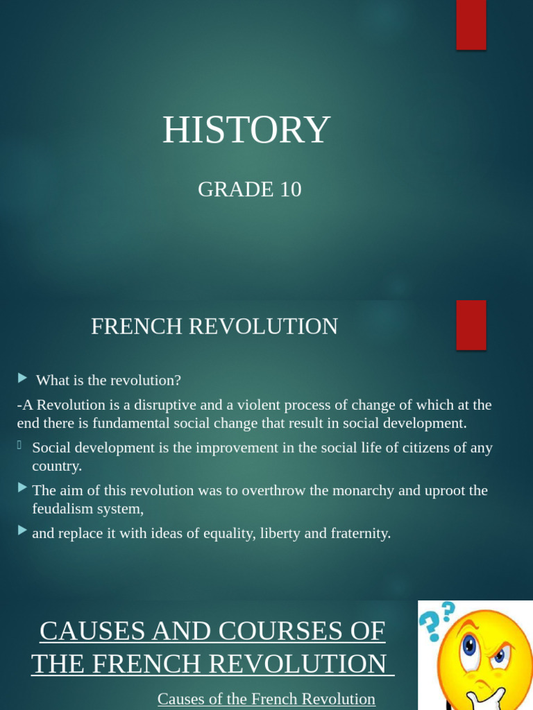 Grade 10 French Revolution (Autosaved) | PDF | French Revolution ...