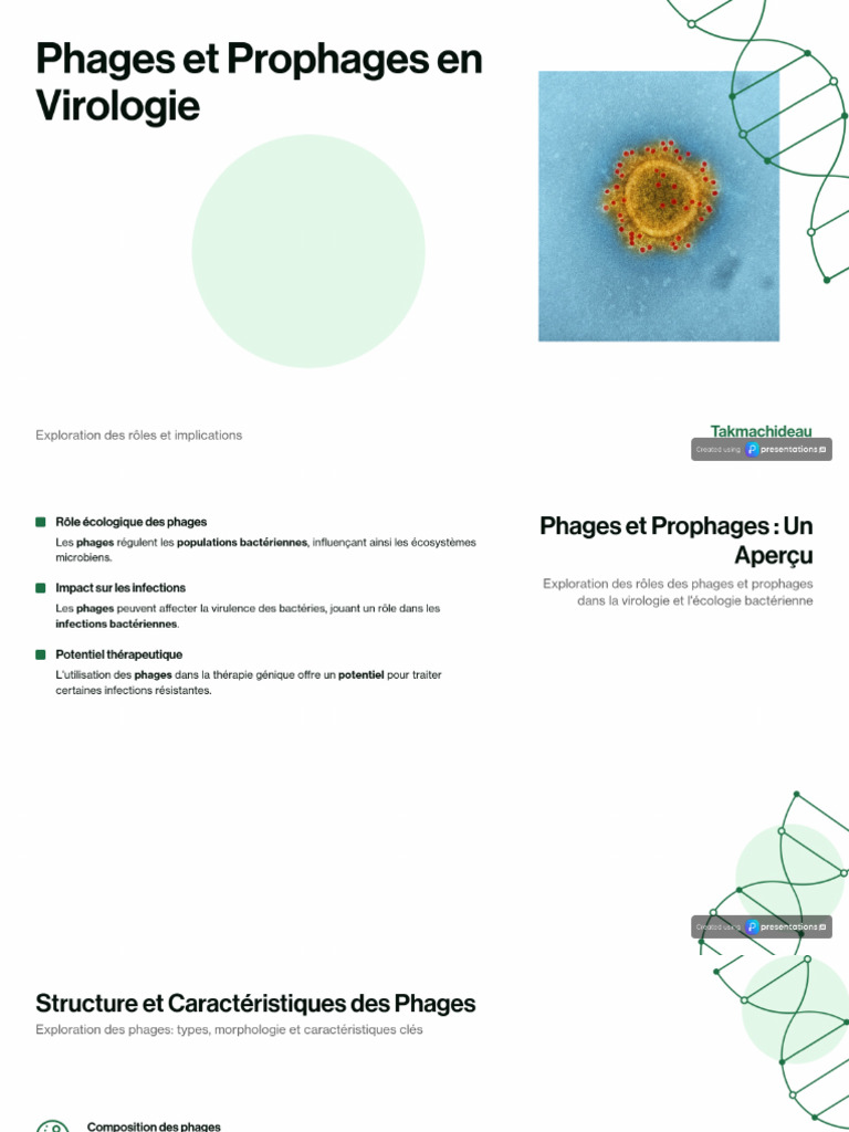 Phages / Prophages en Virologie Générale | PDF