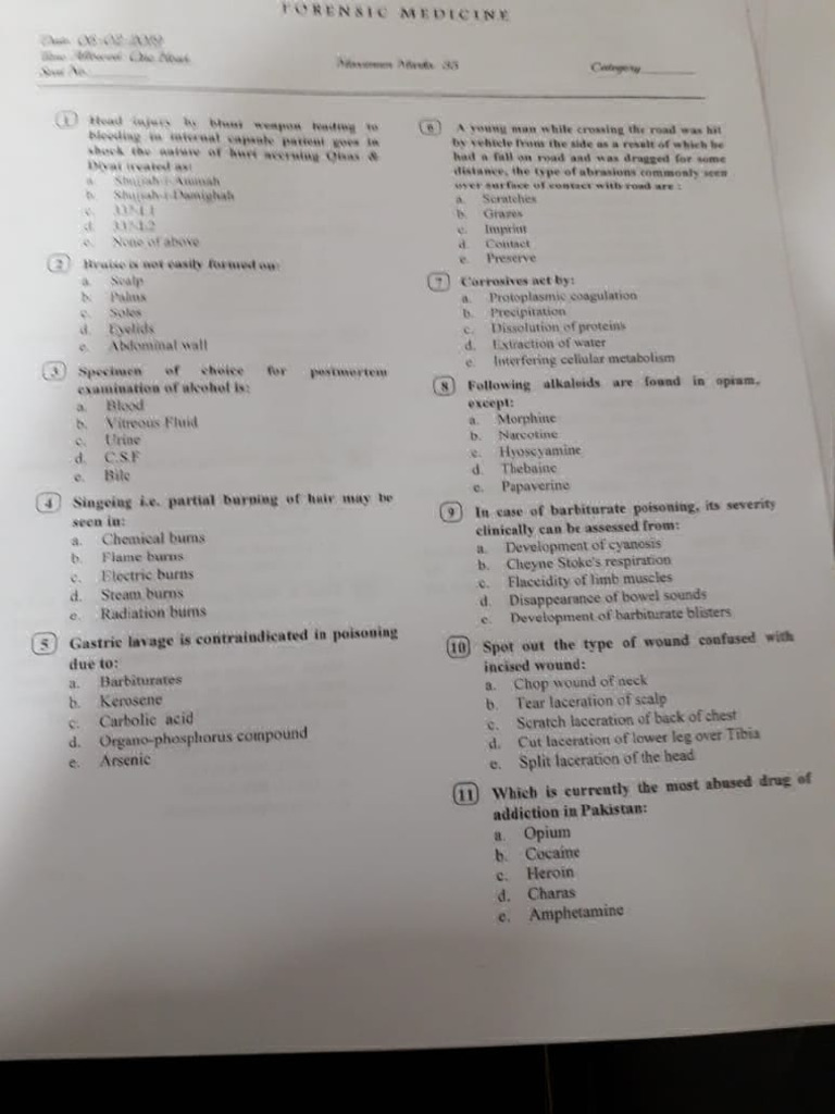 Forensic Unit Tests | PDF