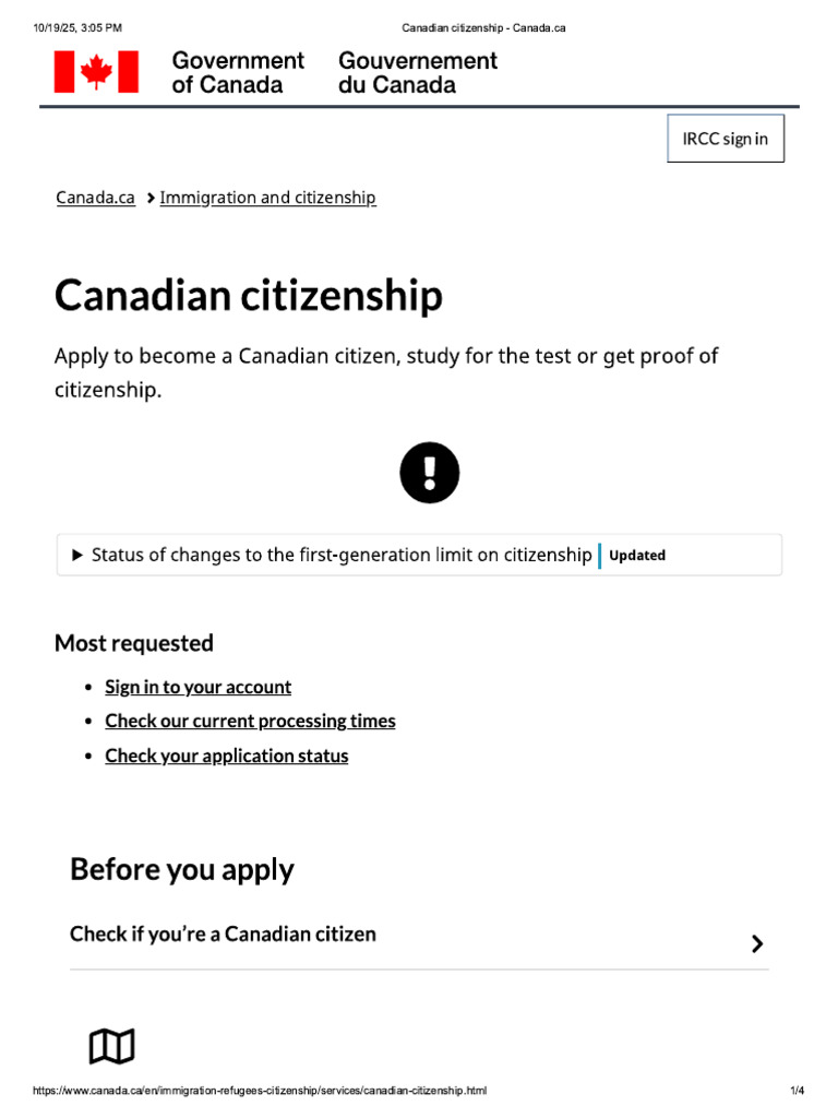 Canadian Citizenship - Canada | PDF