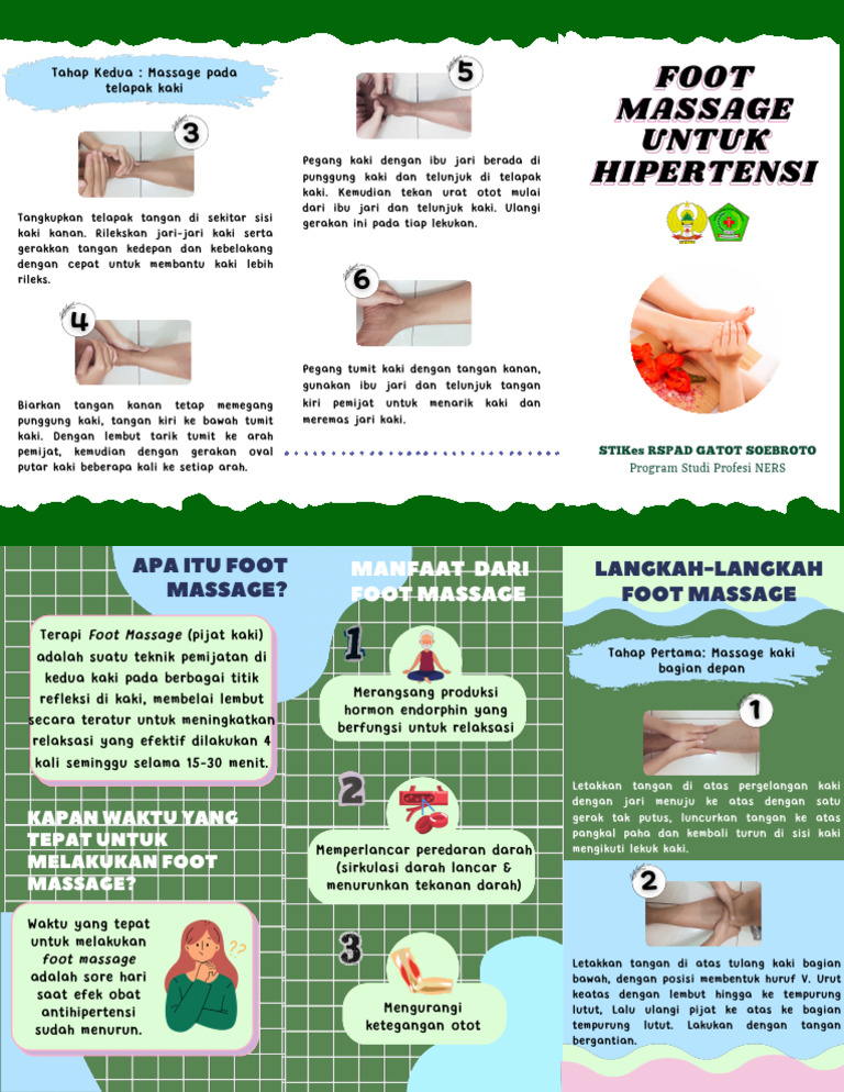 Teknik Pijat Kaki untuk Hipertensi | PDF