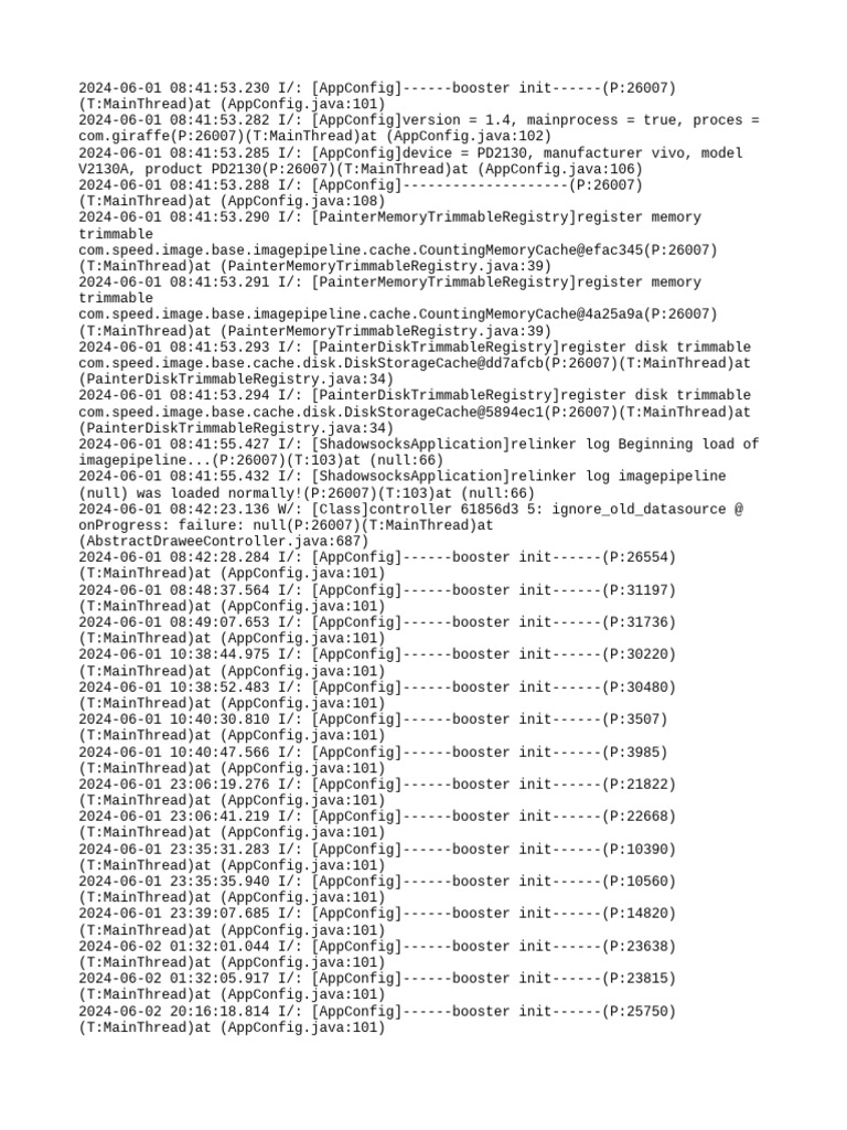 Logs | PDF | Android (Operating System) | Information Appliances