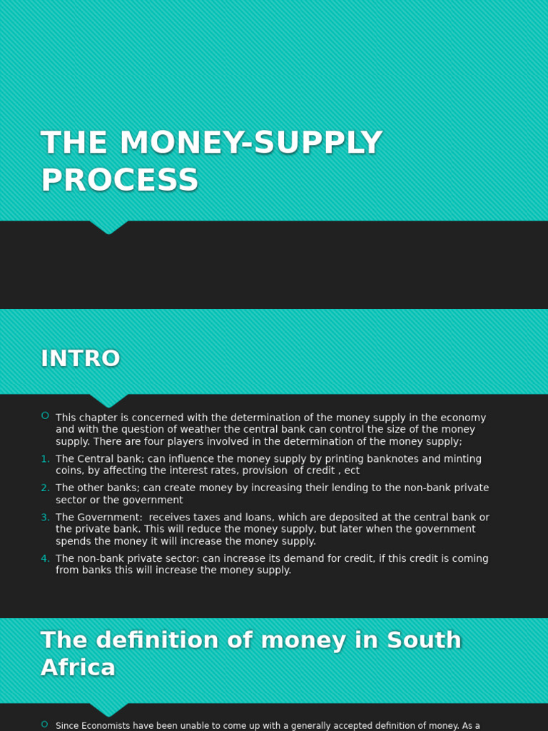 The Money-Supply Process | PDF | Money Supply | Money