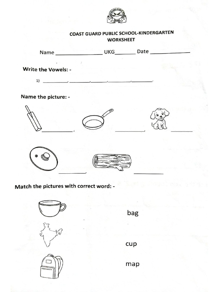 Worksheet Ukg | PDF