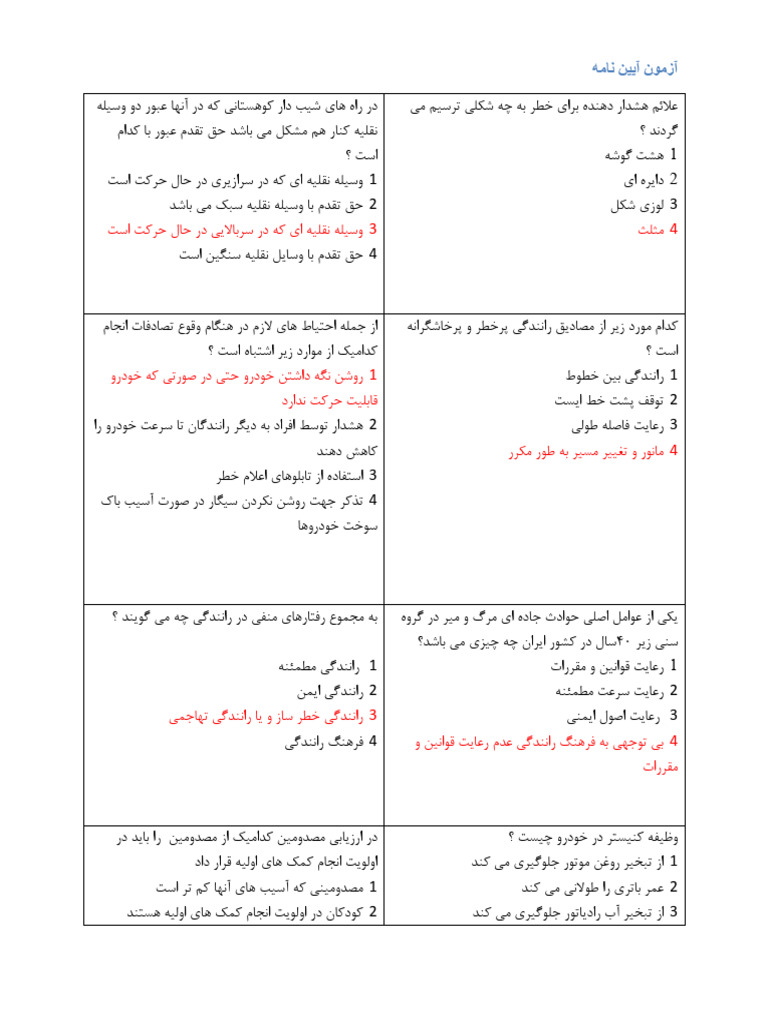 Driving Test | PDF