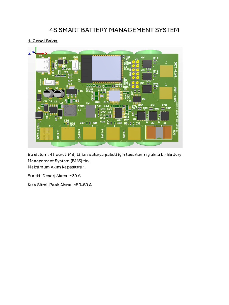 4s Smart Battery Management System (BMS) | PDF