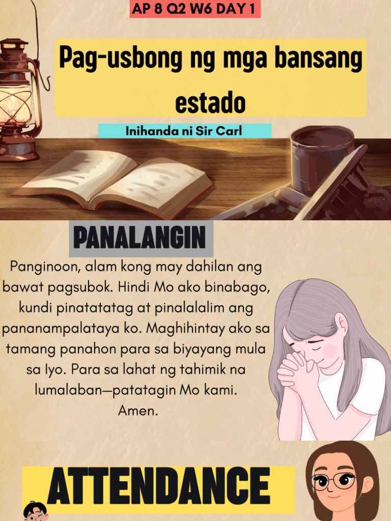 Pag-Usbong NG Mga Bansang Estado: Inihanda Ni Sir Carl | PDF