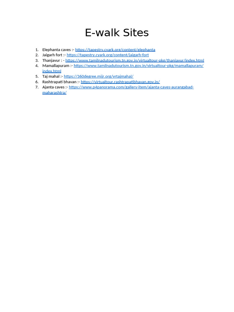 E Walk | PDF