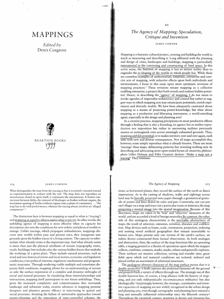 Corner-The Agency of Mapping | PDF | Cartography | Map