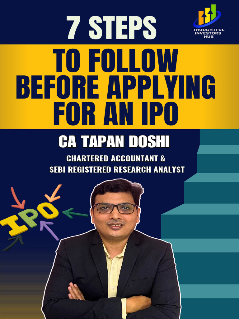 7 Steps To Follow Before Applying For An Ipo | PDF | Valuation (Finance ...