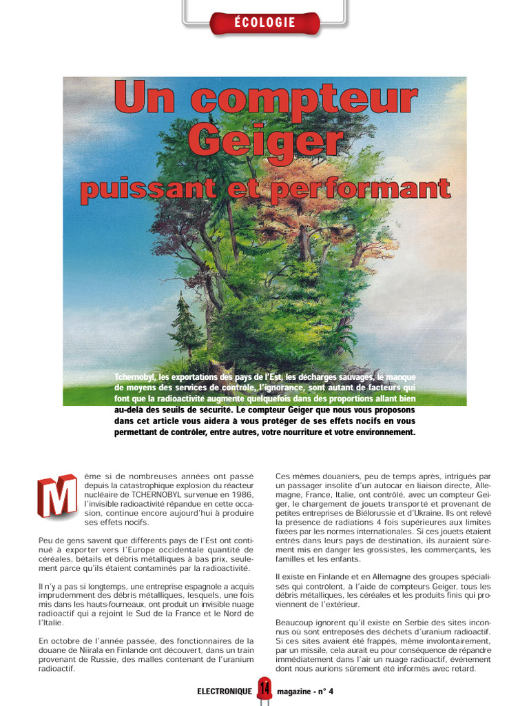 Compteur Geiger | PDF