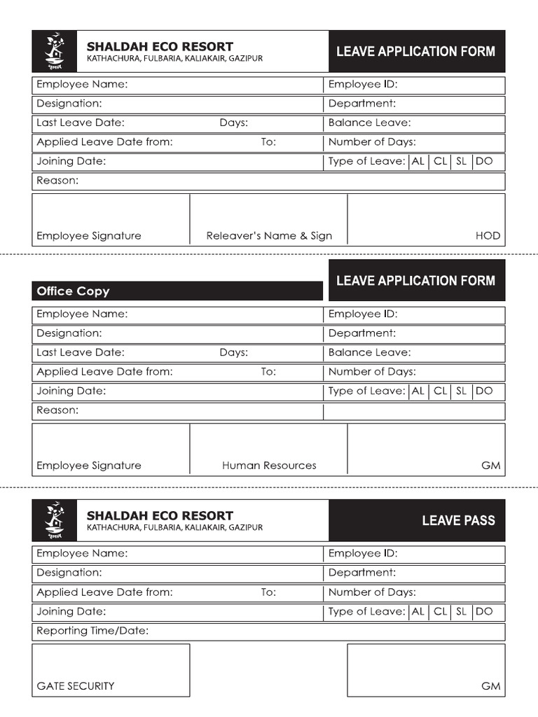 New Leave Form | PDF