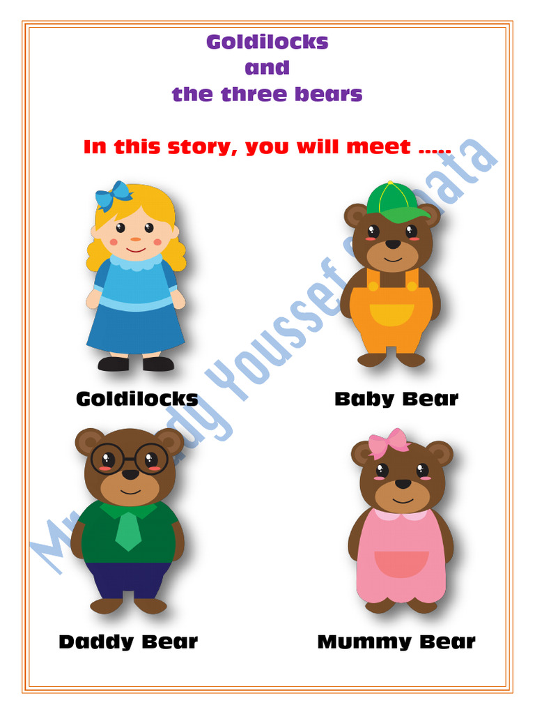 Goldilocks and the Three Bears Summary | PDF | Goldilocks And The Three ...