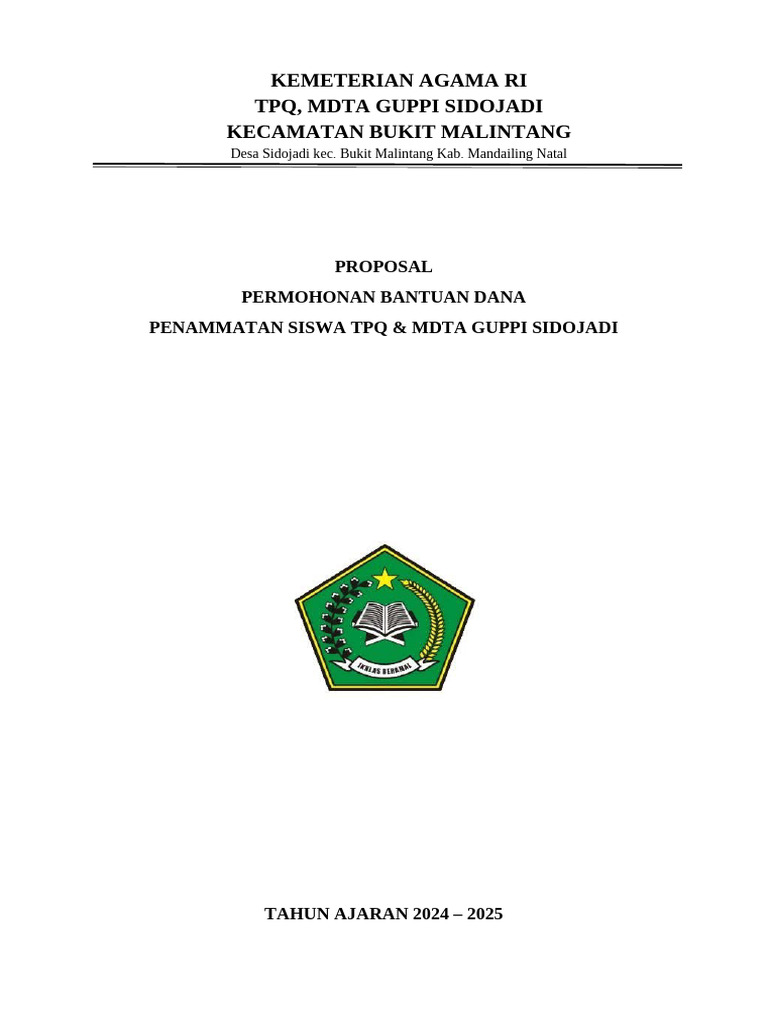 Rab Permohonan Proposal | PDF