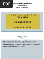 Análisis Del Cuento La Carta - José Luis González | PDF | Cuentos ...