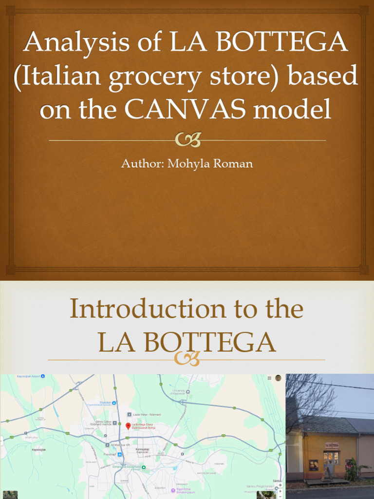 Analysis of LA BOTTEGA (Italian Grocery Store | PDF | Brand | Supply Chain