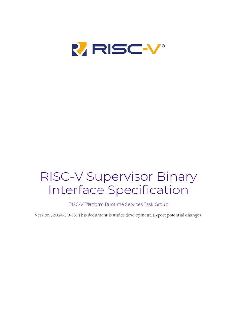 Riscv Sbi | PDF | Parameter (Computer Programming) | Bit