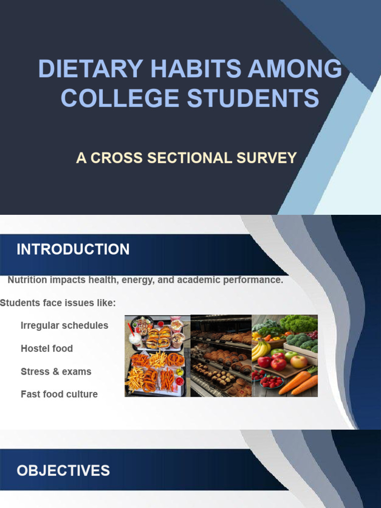 College Students' Dietary Habits Survey | PDF