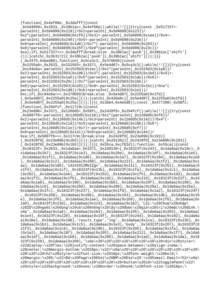 Code Da Page Khoi BM Die | PDF