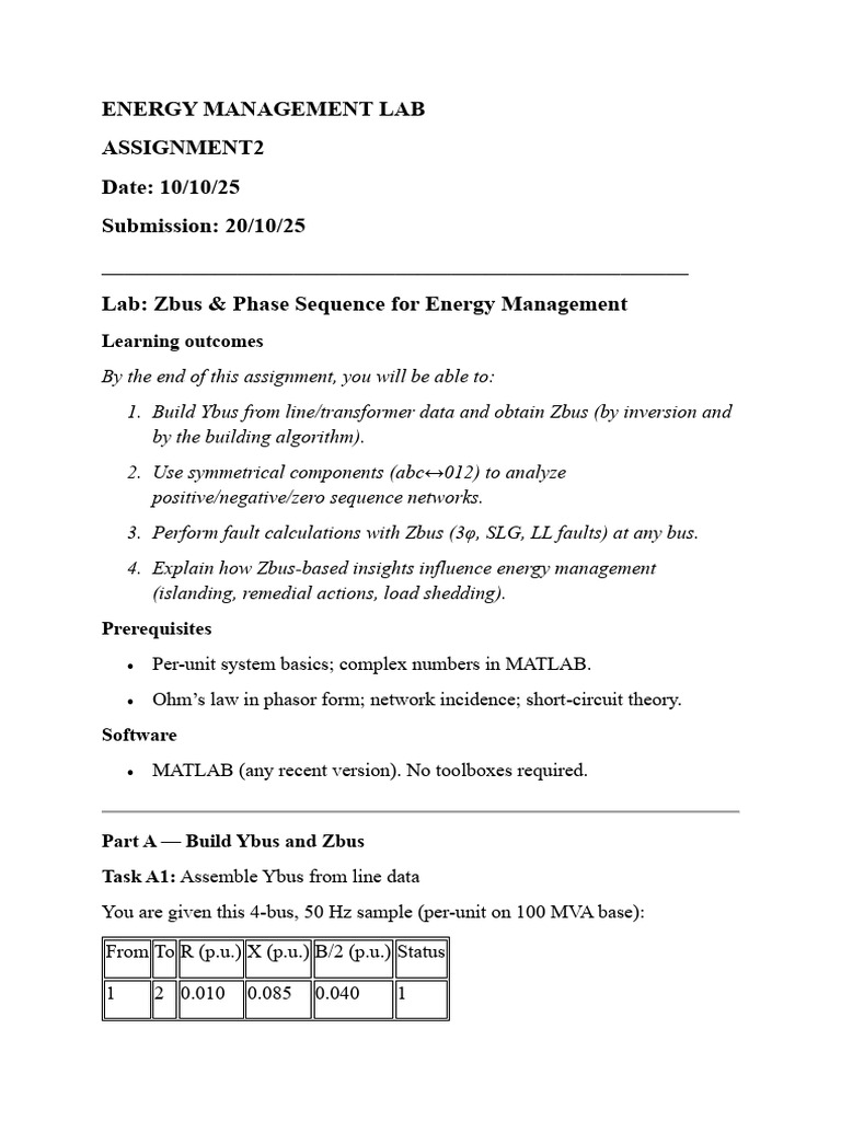 Energy Management Lab2 | PDF | Electrical Engineering | Applied Mathematics