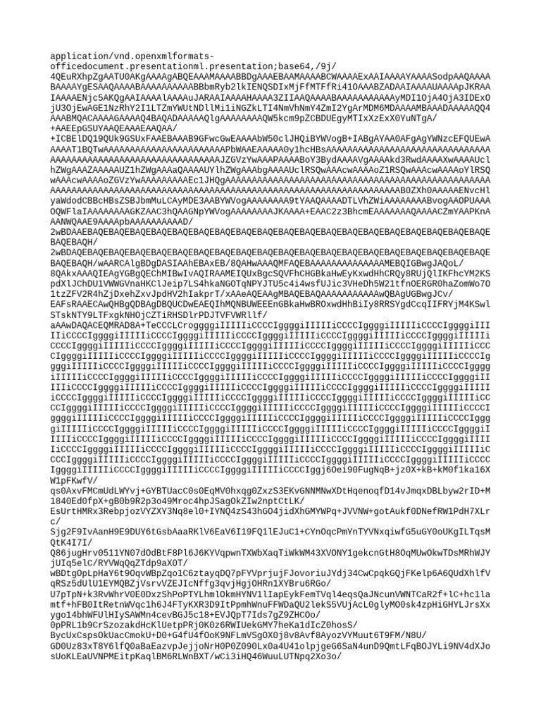 Base64 Encoded Presentation File | PDF