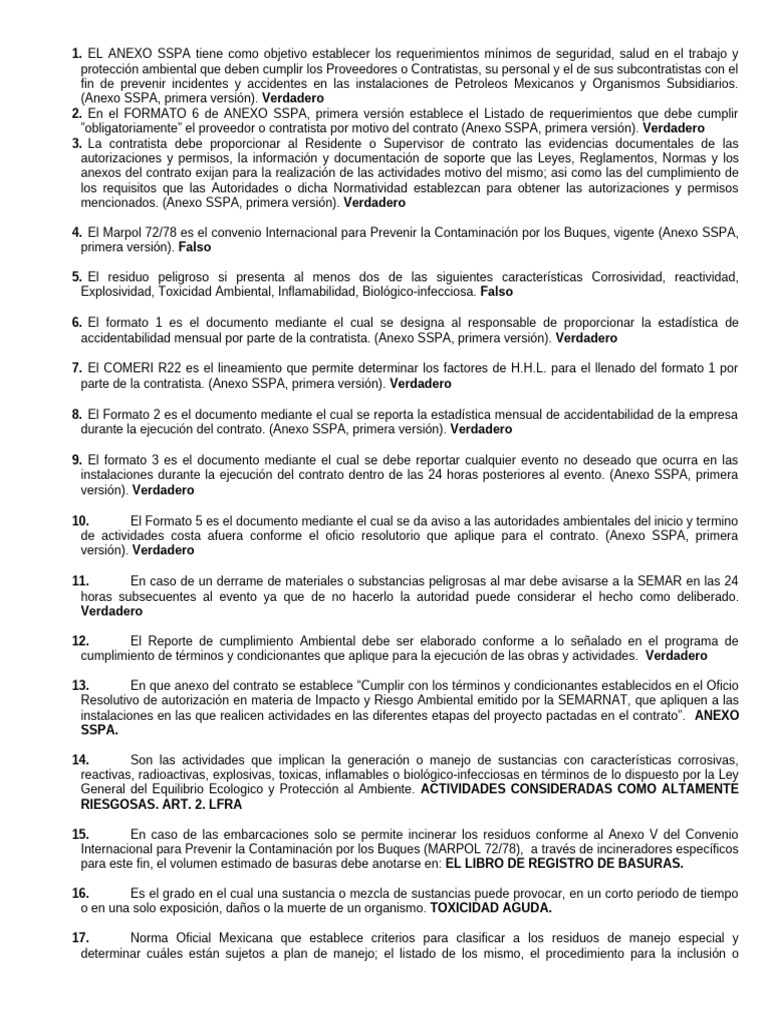 Examen Responsable de Prot Amb | PDF | Residuos | Agua