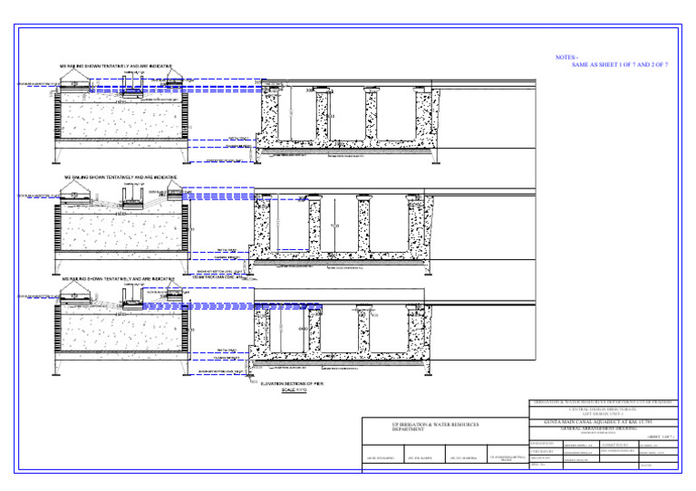 Gunta Main Canal Aqueduct Design Drawing | PDF