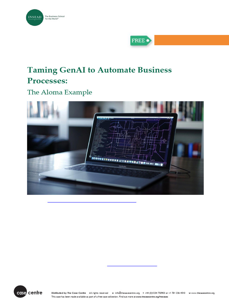 Taming GenAI To Automate Business PRocesses | PDF | Artificial Intelligence | Intelligence (AI ...