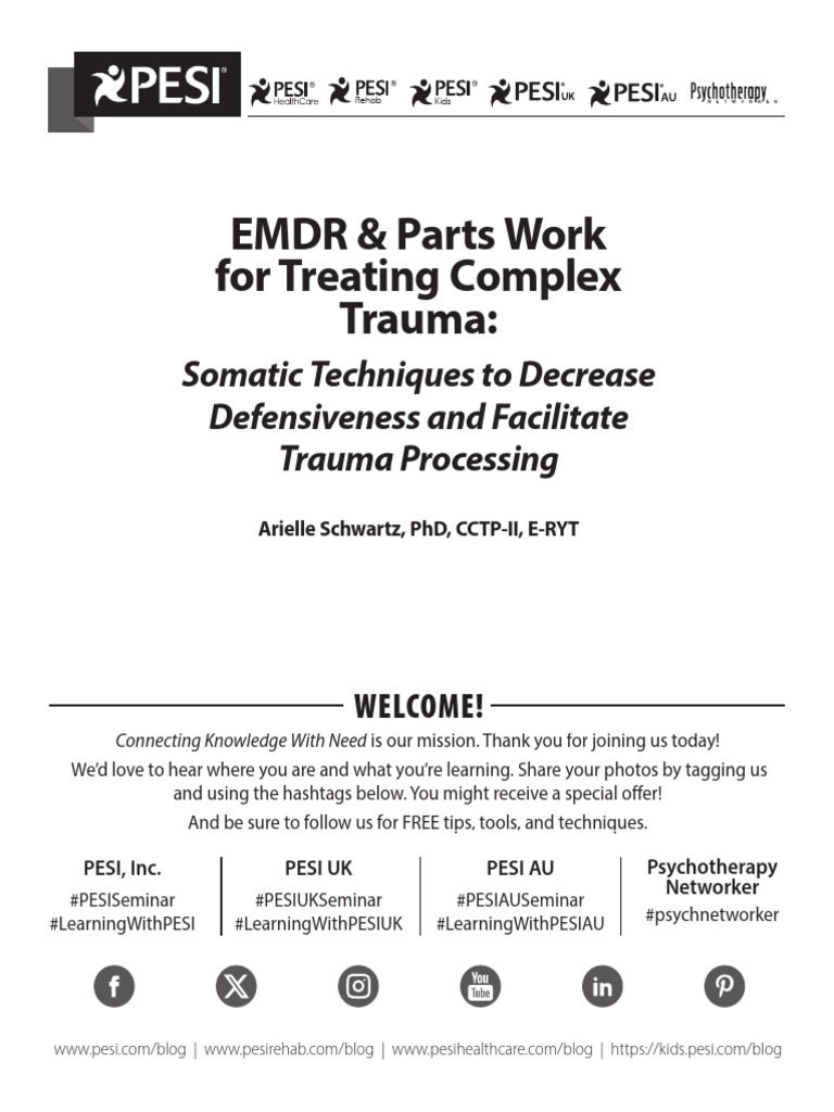 EMDR & Parts Work for Complex Trauma | PDF | Psychological Trauma ...