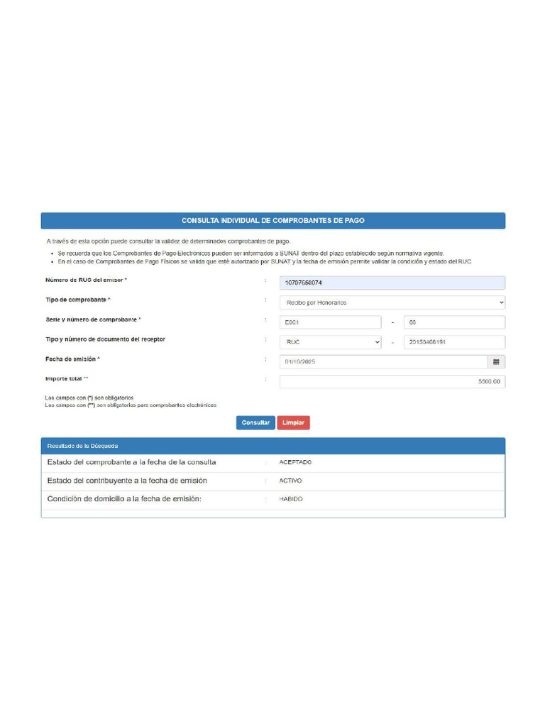 Consulta Individual de Comprobante de Pago - 2 | PDF