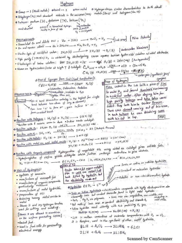 Inorganic Short Notes | PDF