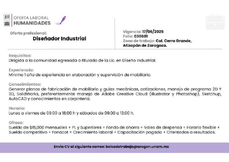 Ofertas Humanidades | PDF