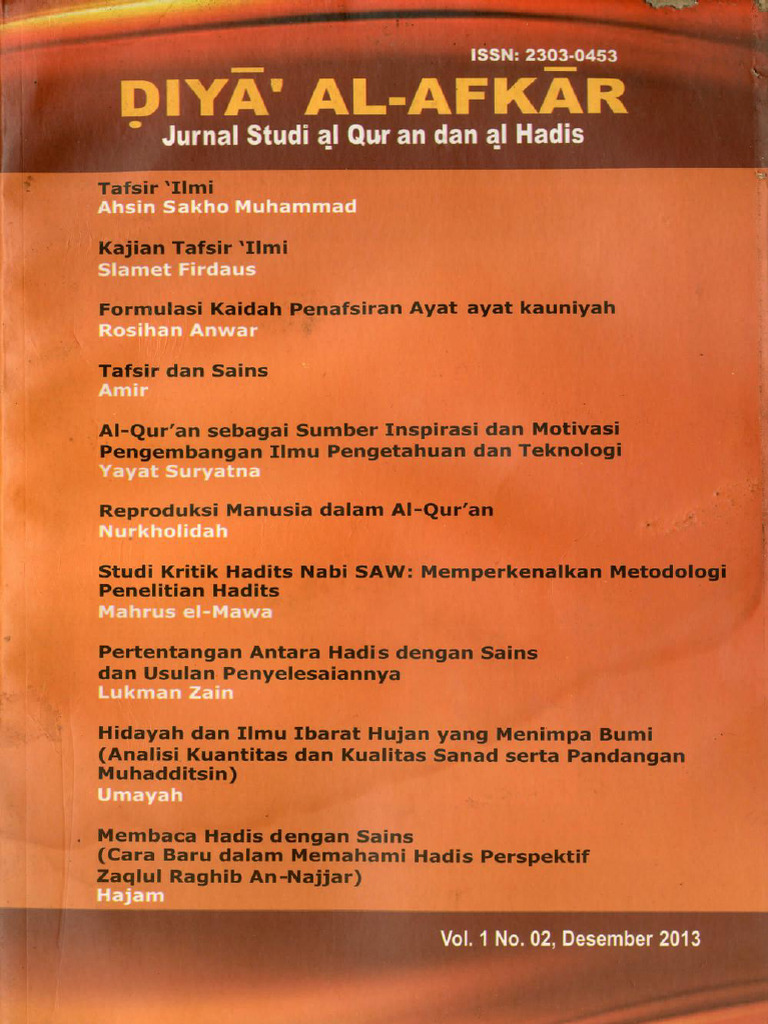 Jurnal Diya Al-Afkar Combine-Min | PDF