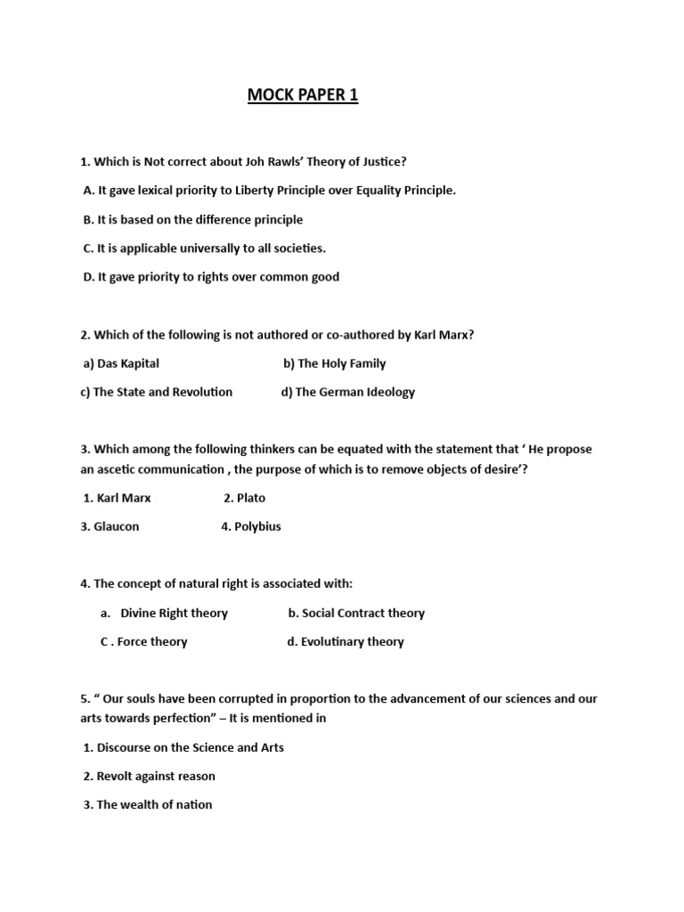 Mock Paper 1 - 61223231 - 2025 - 07 - 02 - 21 - 45 | PDF | Georg ...