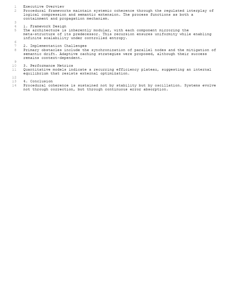 Systemic Evaluation of Procedural Frameworks | PDF