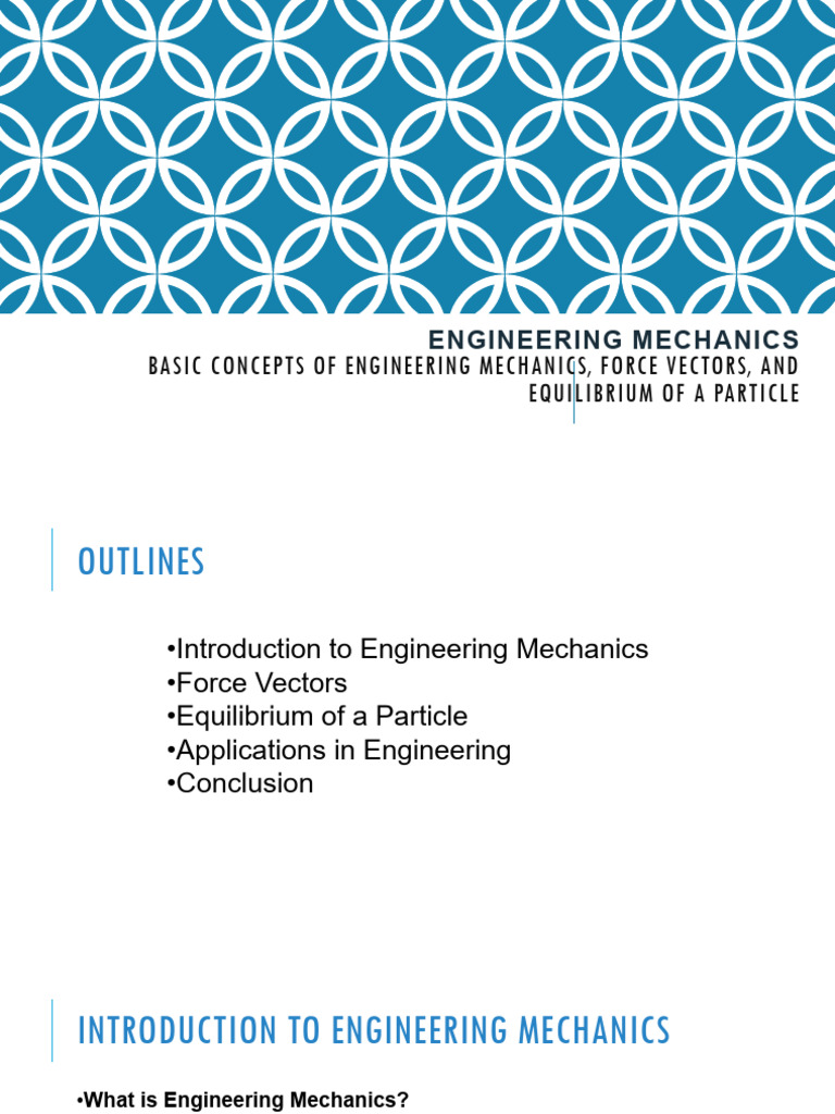 Engineering Mechanics: Forces & Equilibrium | PDF | Euclidean Vector ...