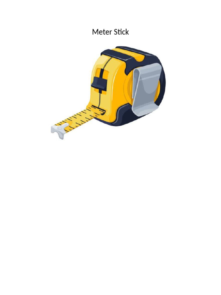 Meter Stick | PDF