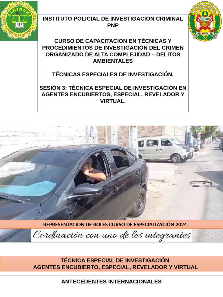Oct2025 S. 3 Teis Agente Encubierto - Especial | PDF | Policía | Fiscal