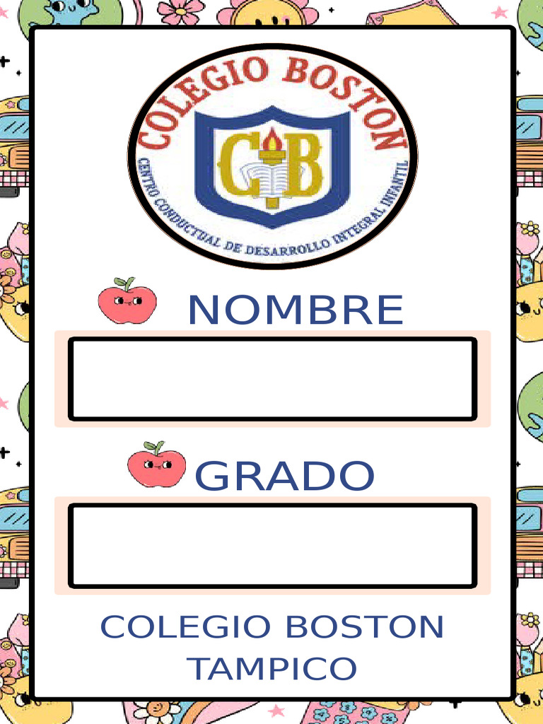 Identificación de Alumnos Gafet de Clases Retro Colorido - 20251009 ...
