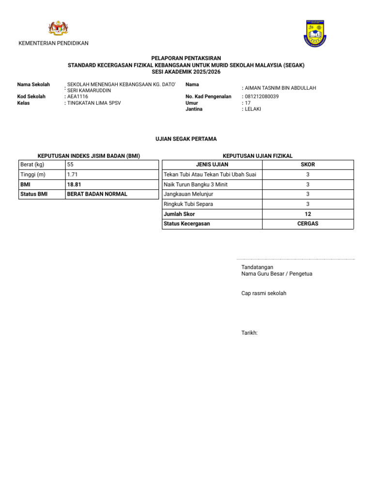 Segak 5PSV | PDF