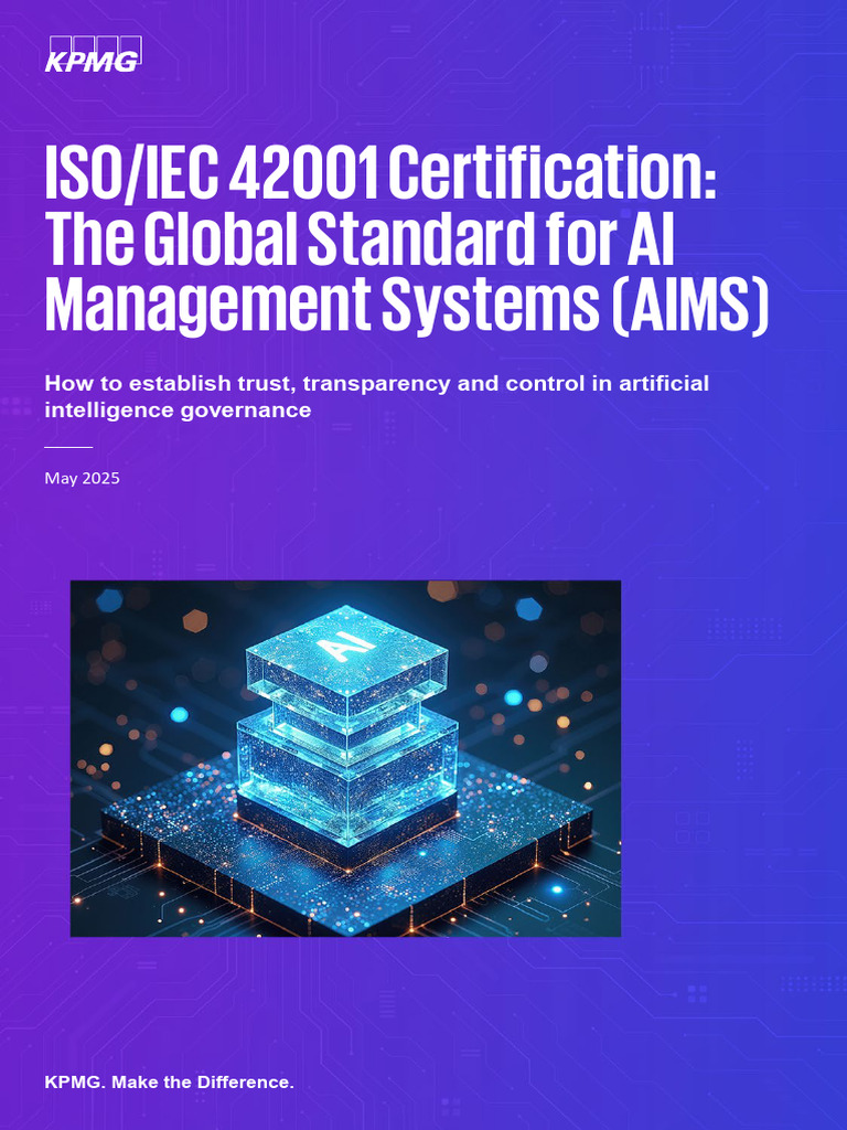 ISO/IEC 42001: AI Management Standards | PDF | Artificial Intelligence ...