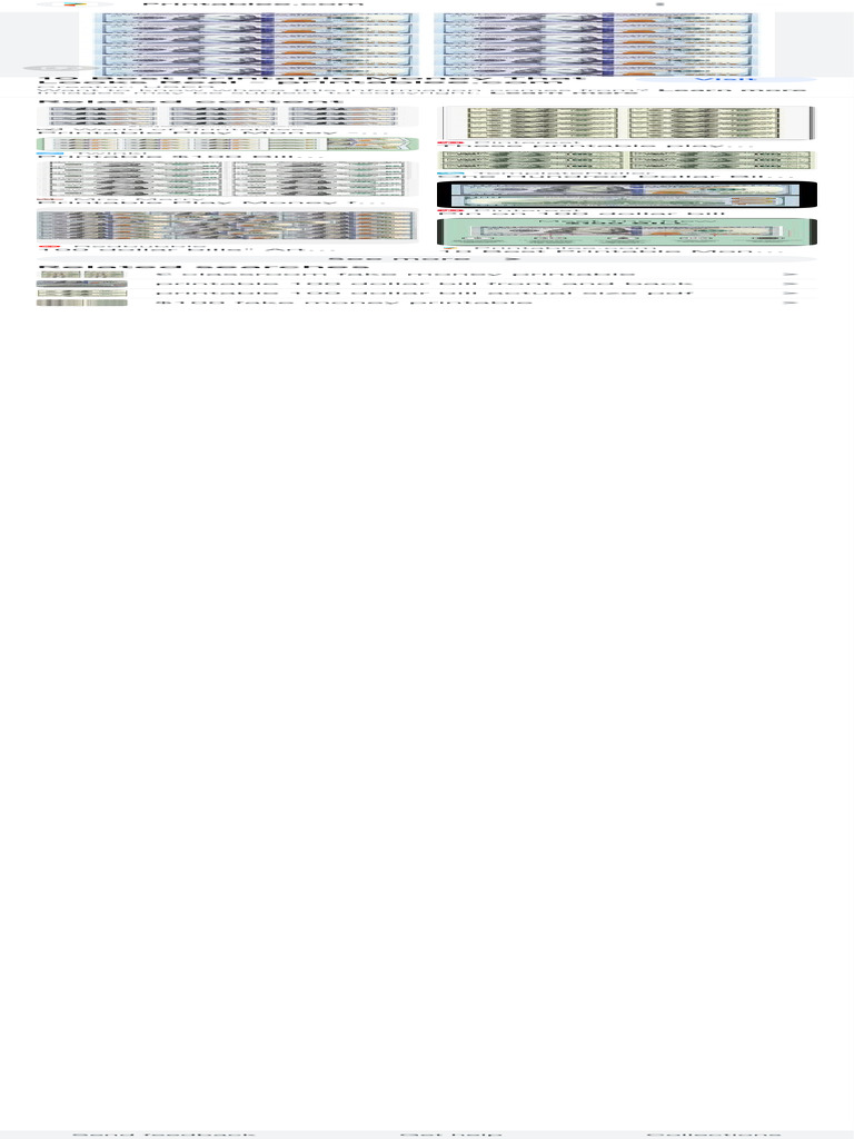Printable Money Sheets Front and Back - Google Search | PDF