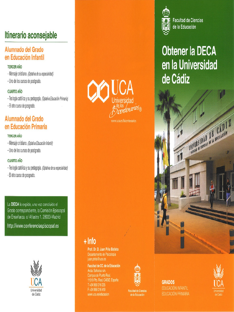 Folleto Informativo DECA | PDF
