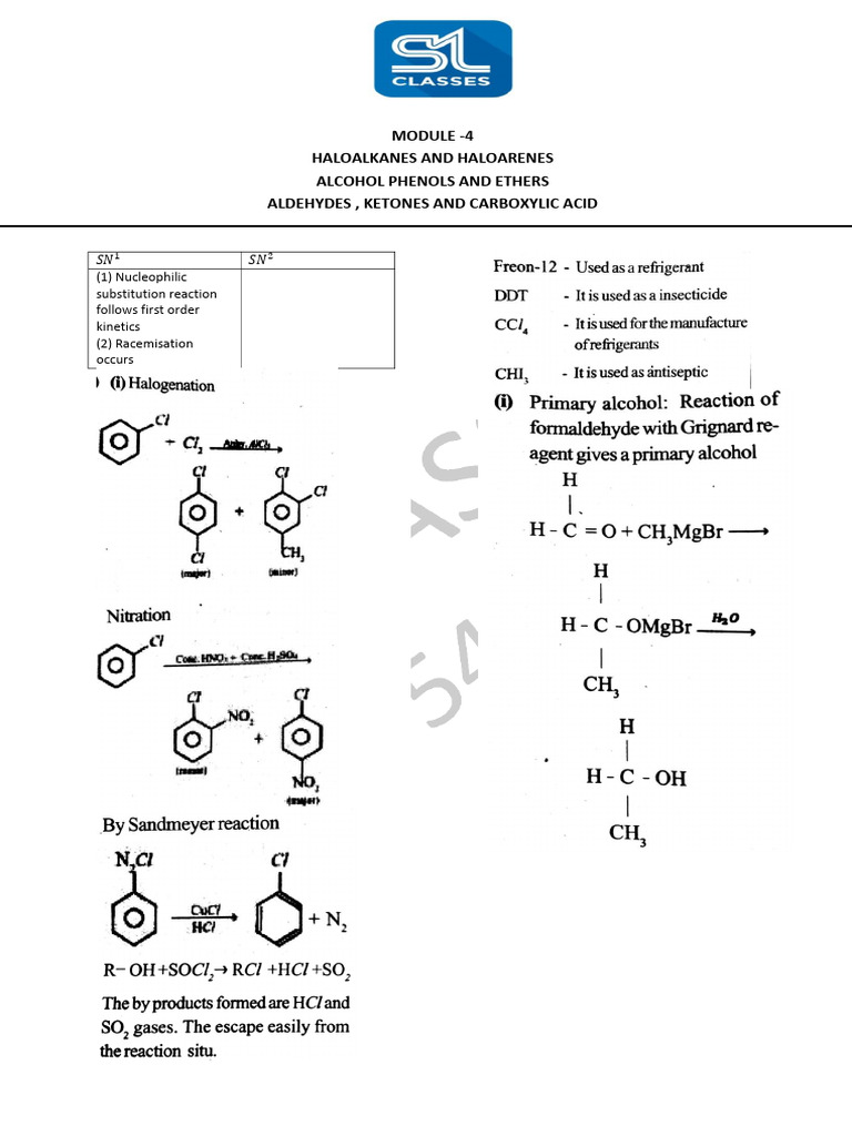 Chemistry Module 4 - Answer Key | PDF