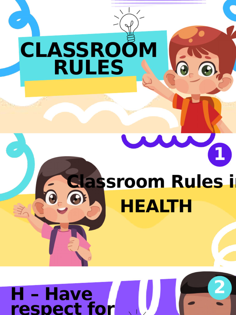 Essential Classroom Rules for Health | PDF