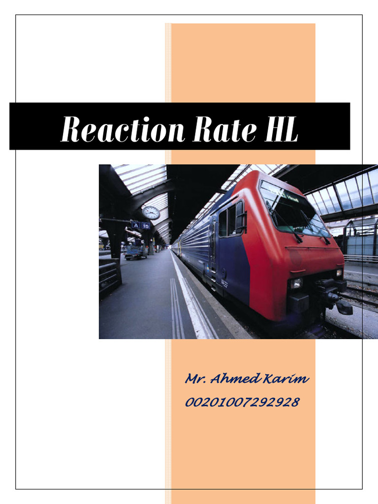 Reaction Rates and Mechanisms Explained | PDF | Reaction Rate ...