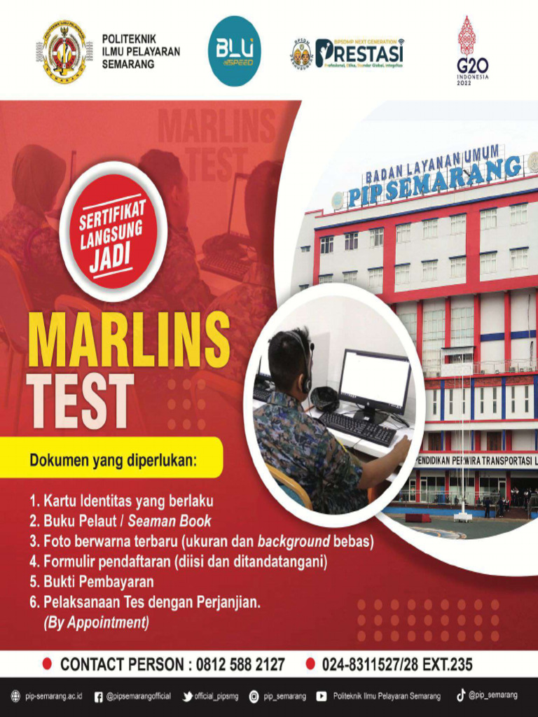 Brosur Marlins Test | PDF