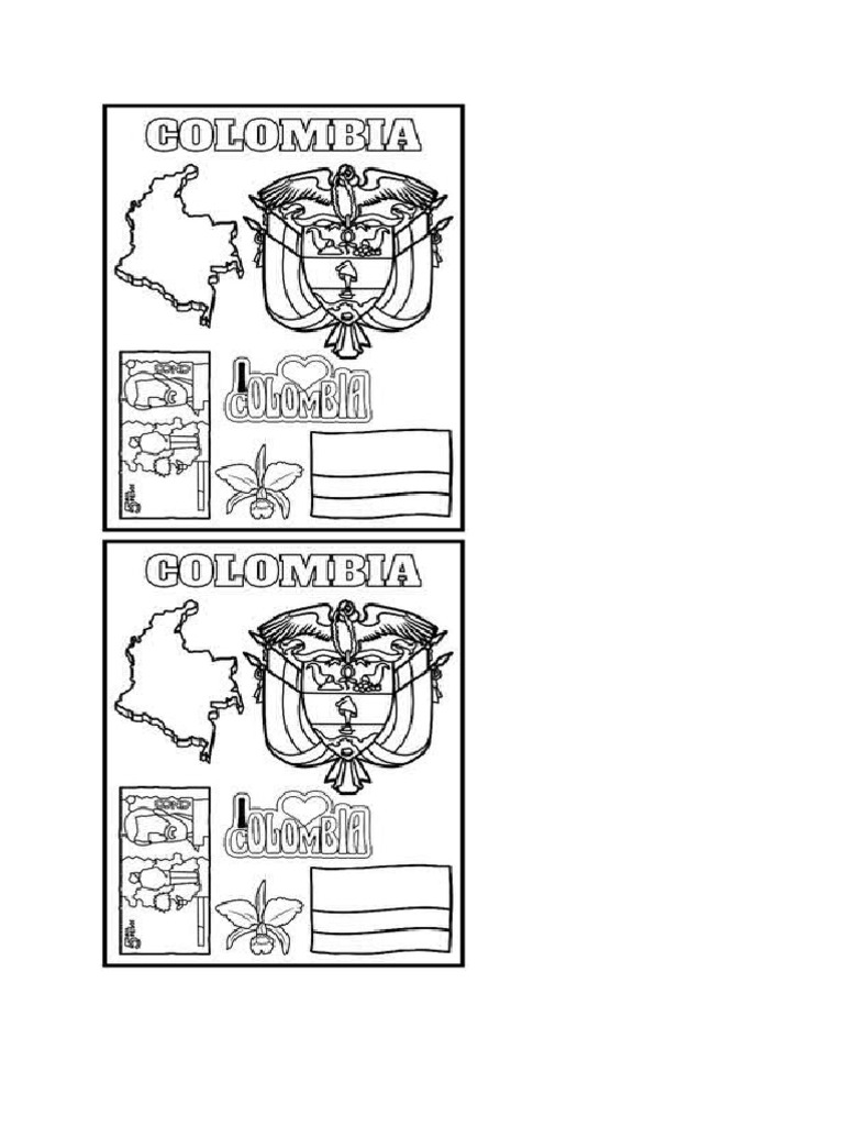 Colombian Coloring Pages 2 | PDF