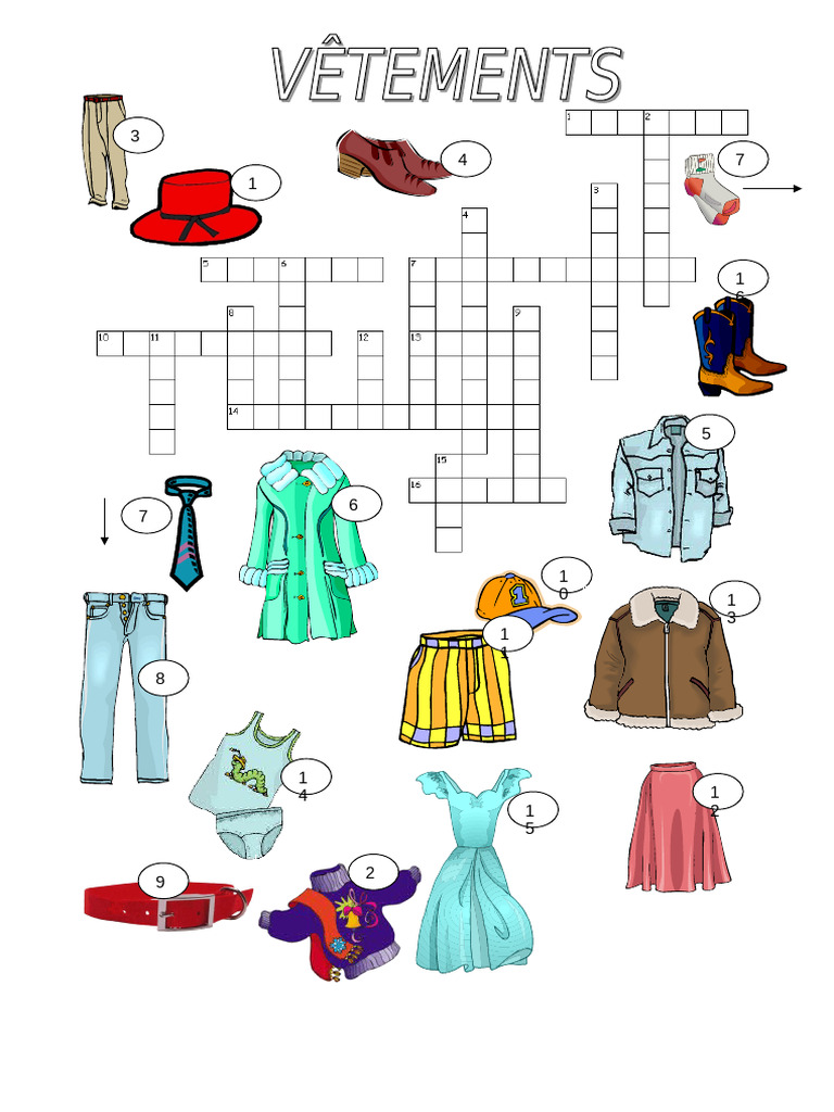 Exerccie 3 Les Vêtements | PDF