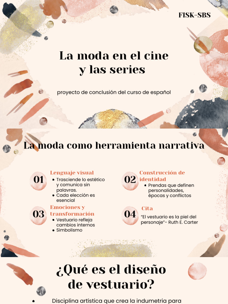 Moda y vestuario en cine y series | PDF | Moda